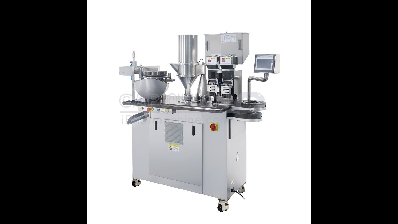 Semi-automatic Capsule Filling Machine JTJ-V Pro+ - YouTube