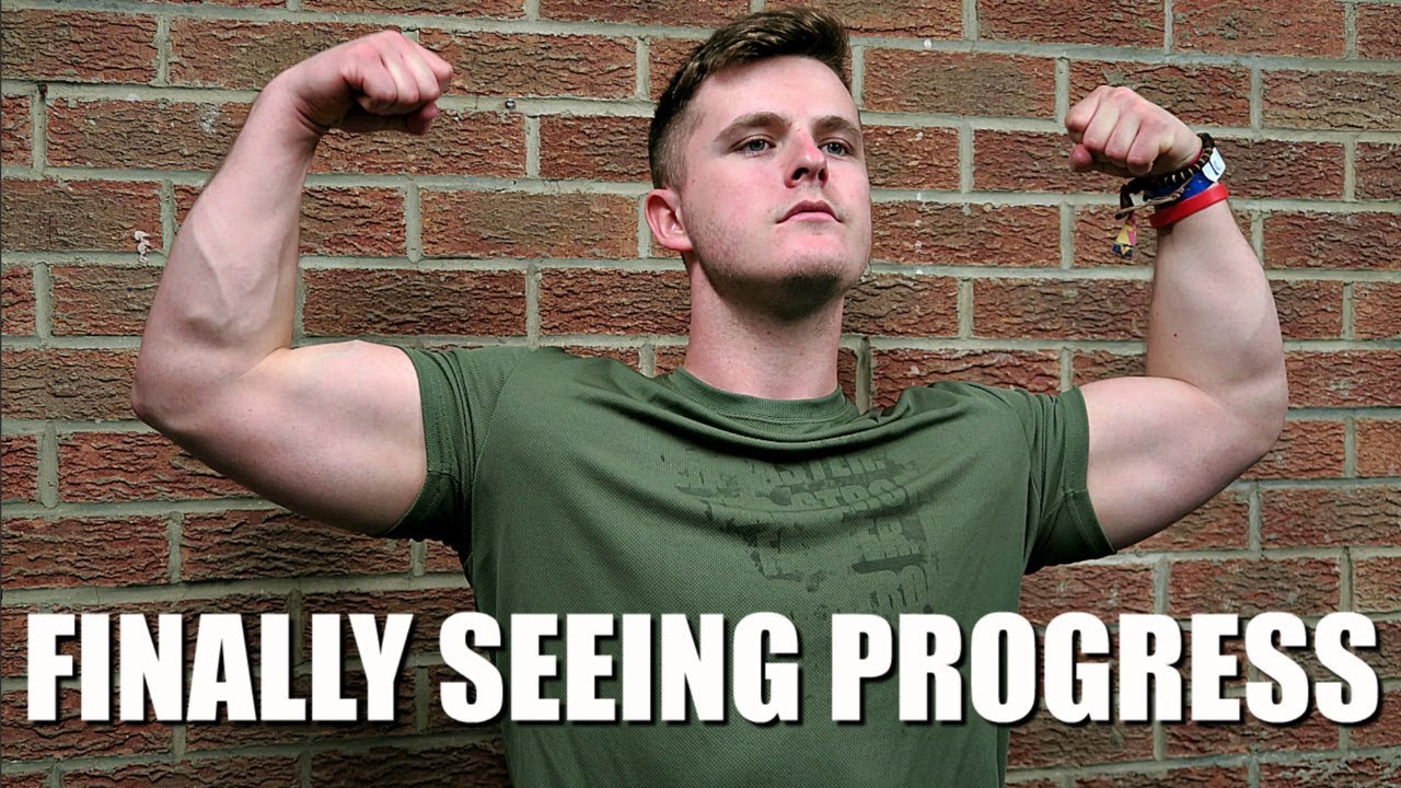 FINALLY SEEING PROGRESS! Home Gym Chest Workout - YouTube