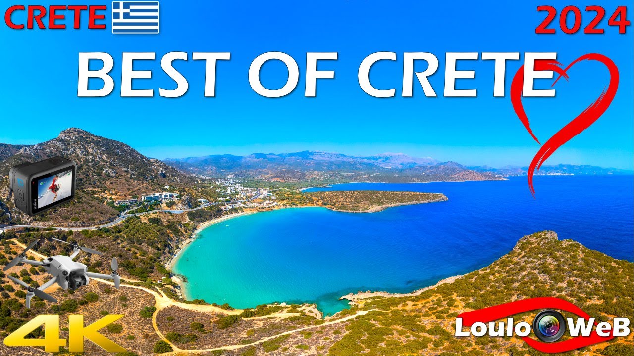 🇬🇷 BEST OF CRETE 2024 - Une île extraordinaire et sublime 😍 (Drone ...