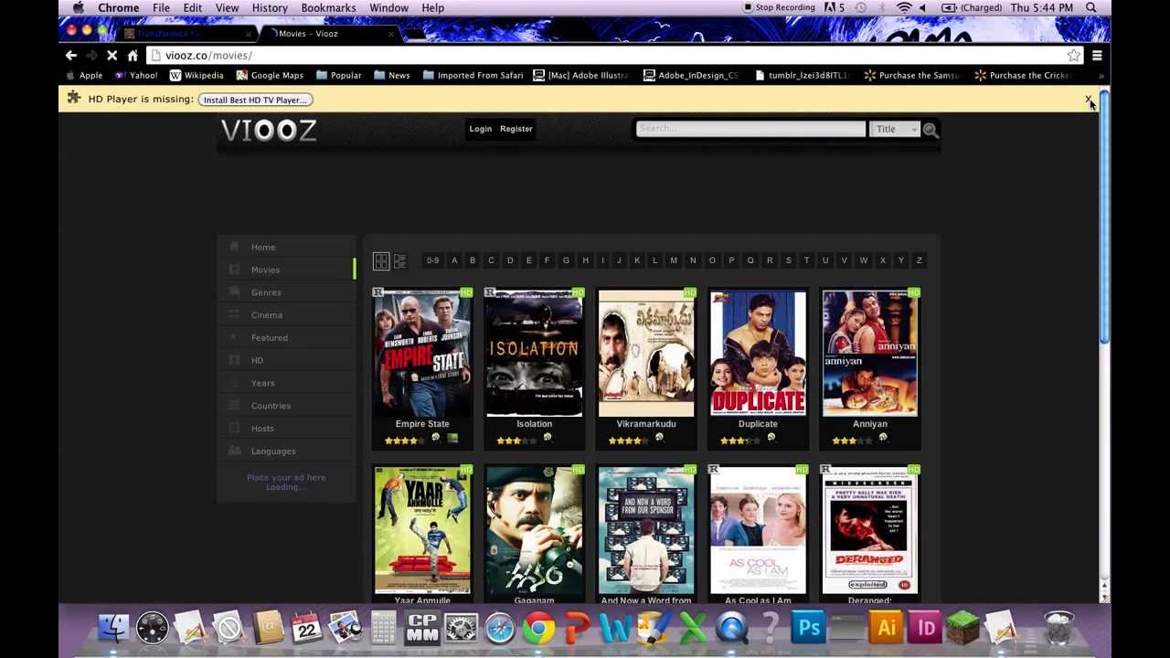 Reviewing Viooz.com (movie site) - YouTube