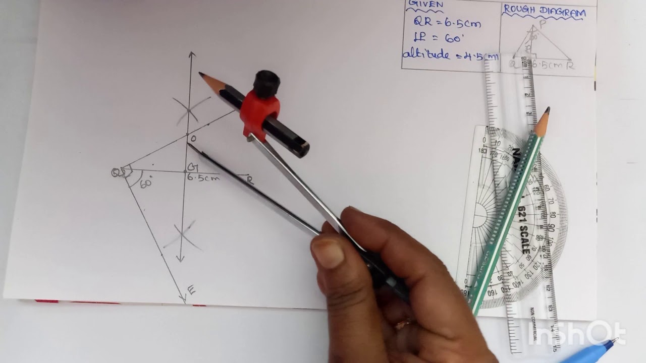 10th maths l Construction of Triangle l Exercise:4.2(13) - YouTube