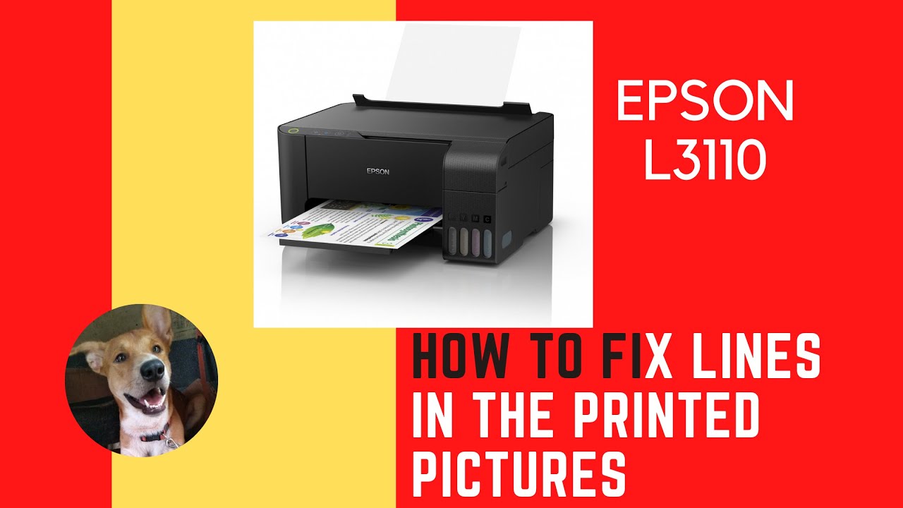 How To Fix Lines In The Printed Pictures Of Epson L3110 2021 YouTube