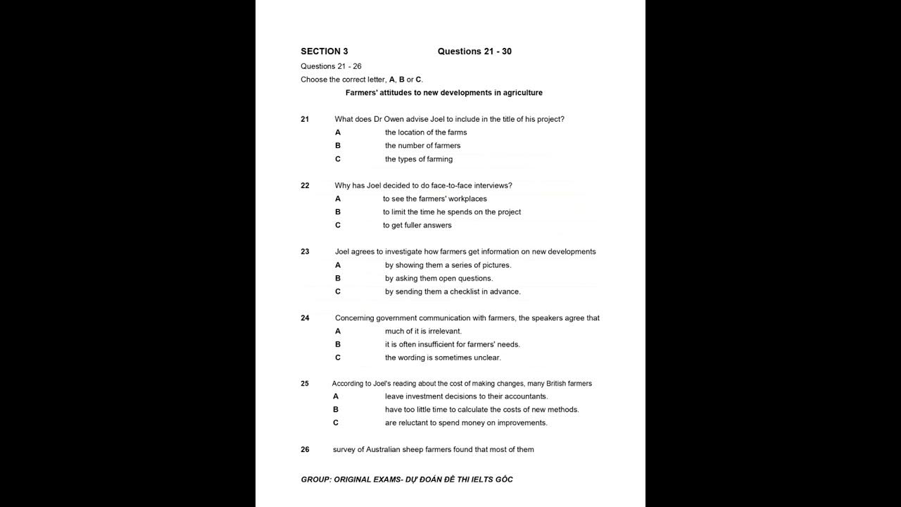 Vol 4 - test 7 - section 3 - YouTube