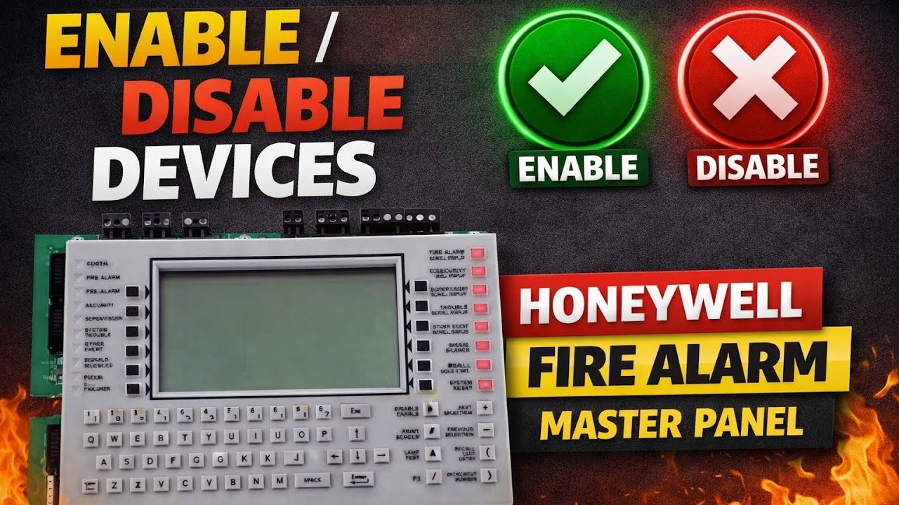 Fire Alarm System Training : Enable & Disable Devices in Honeywell ...