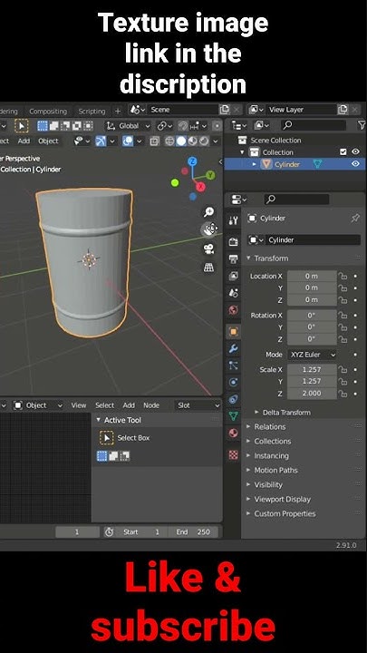 Barrel modeling and texturing in blender #blender #model #tutorial #3dprint #modeling #animation ...