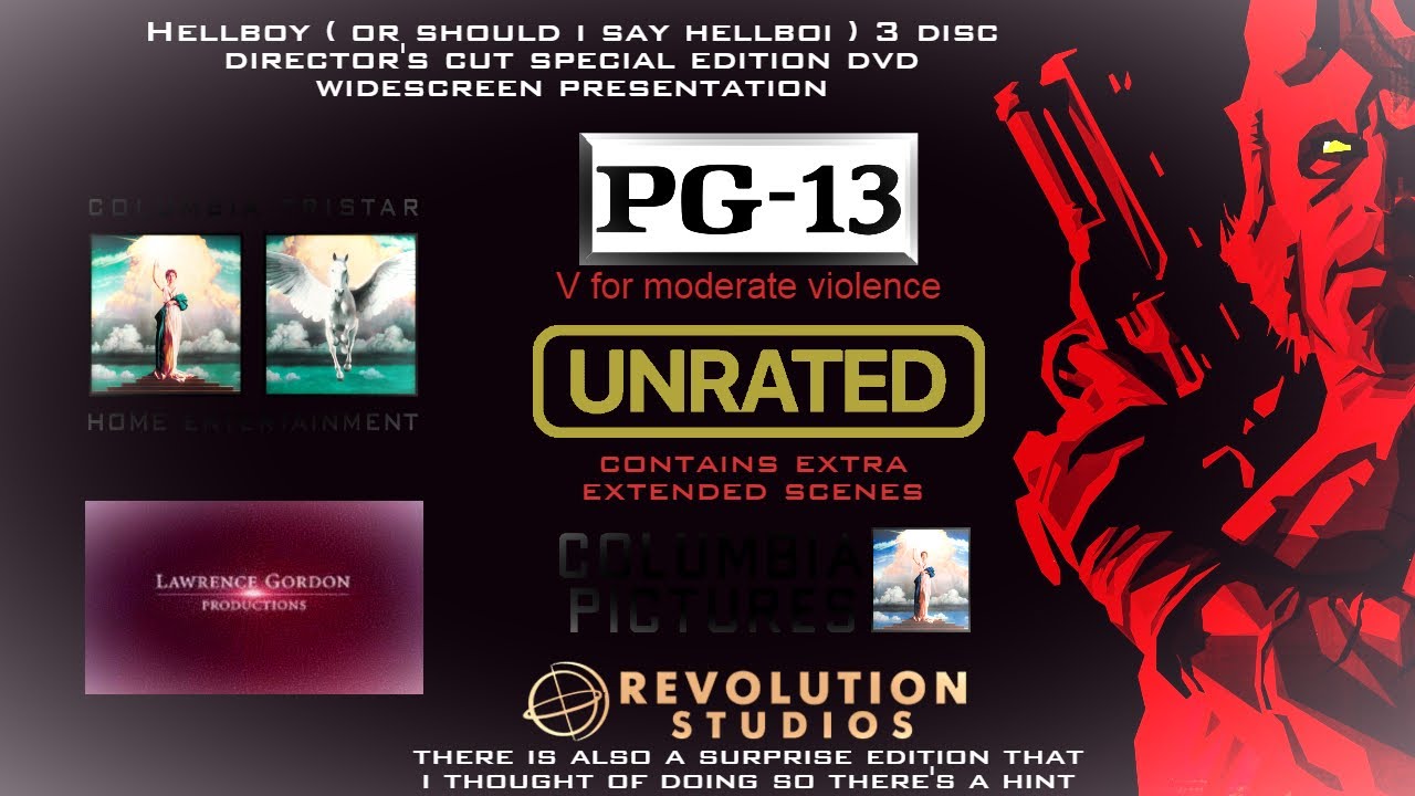 Opening to Hellboy Director's cut (2004) DVD ( three disc included ...