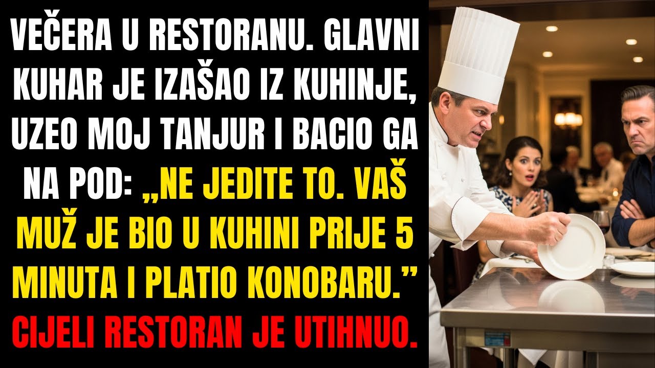 Glavni kuhar mi je oteo tanjur: „Ne jedite! Vaš muž je bio u kuhini ...