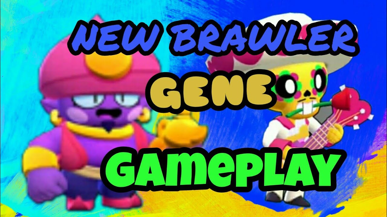 New brawler gene gameplay! Update incoming | Brawl stars. - YouTube