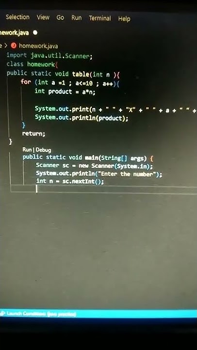 Codes to print a table of given number using functions and loops - YouTube