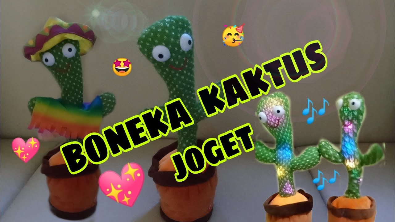 BONEKA KAKTUS JOGET // UNBOXING & RIVIEW BONEKA KAKTUS - YouTube