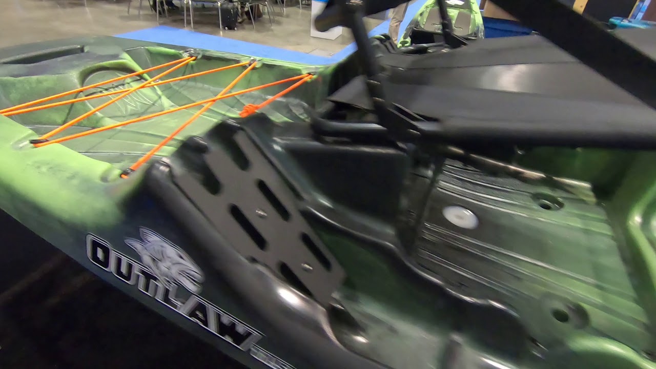 Perception Outlaw 11.5 Hybrid SUP and Fishing Kayak at iCast 2019 - YouTube