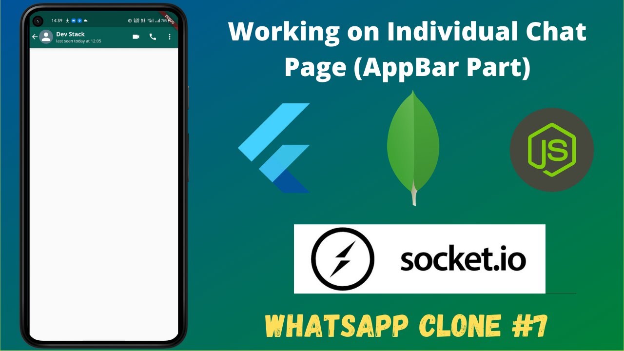 Flutter - Working on Individual Chat Page (AppBar Part 🔥🔥) || Whatsapp ... Flutter - Working on Individual Chat Page (AppBar Part 🔥🔥) || Whatsapp ...