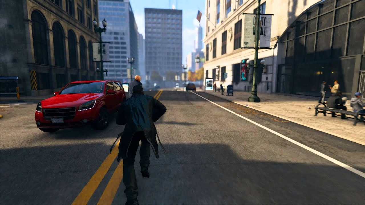 Watch Dogs Police car mod _funny thing - YouTube