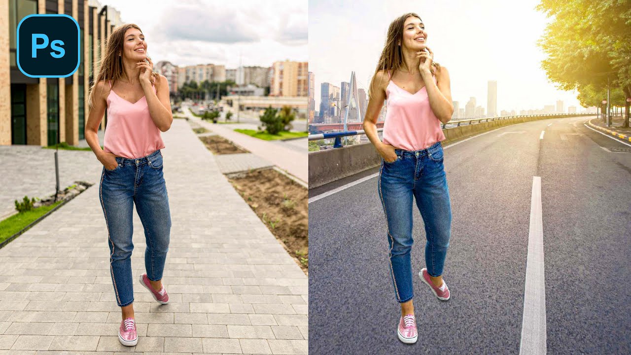 Match Colors with Background Automatically In Photoshop - YouTube