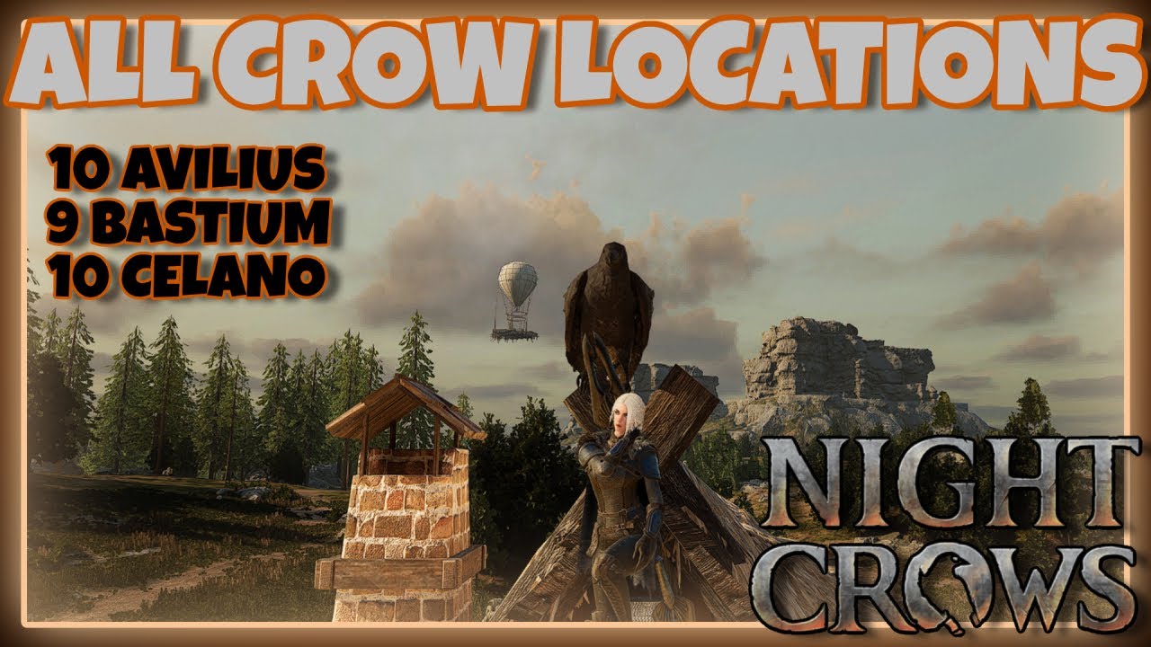 Night Crows | ALL 29 CROW LOCATIONS | GUIDE | ENGLISH - YouTube