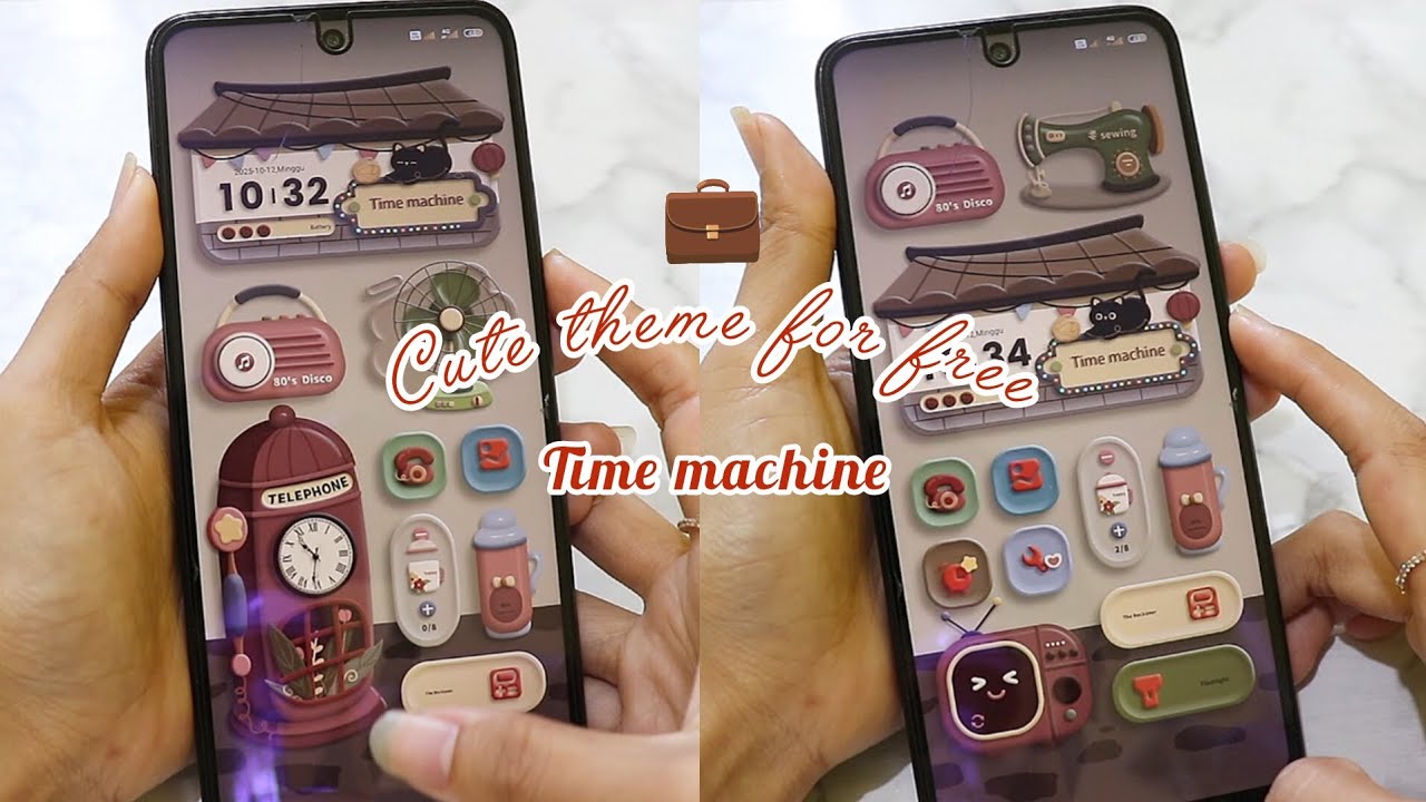 Cute android theme 💼 Make your phone aesthetic - YouTube
