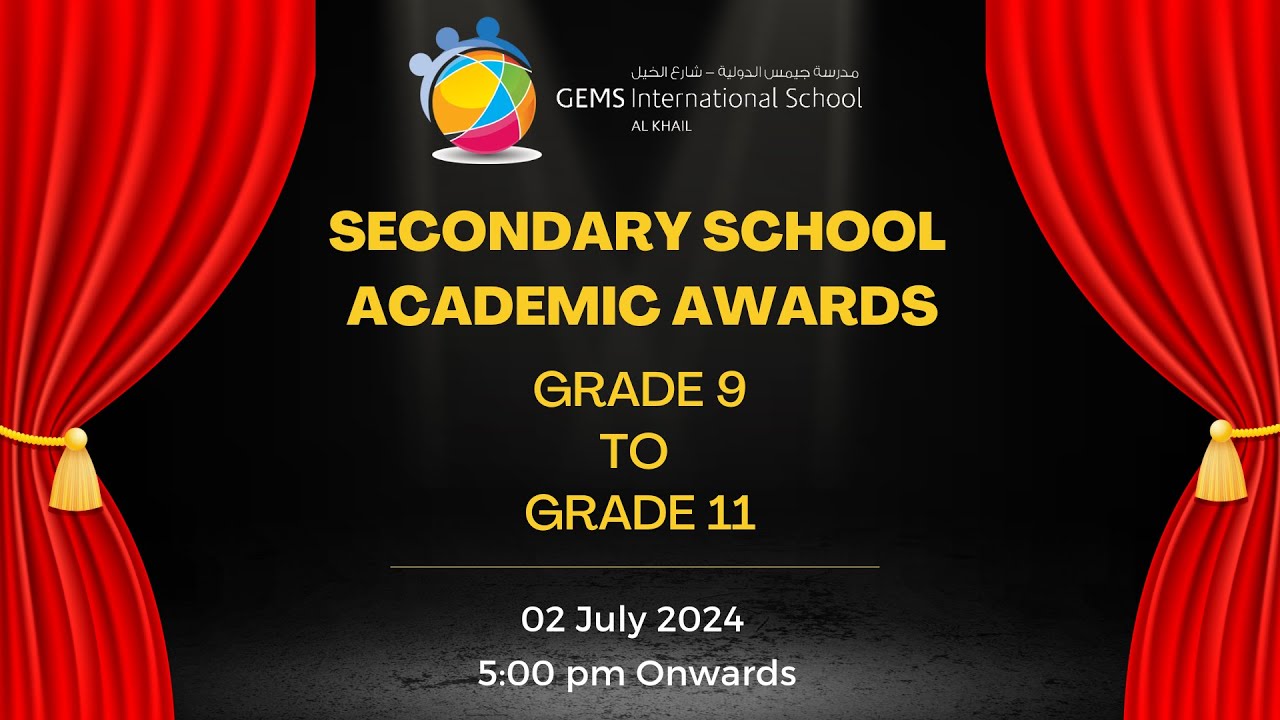 Secondary School Academic Awards Grade 9 to 11 - YouTube