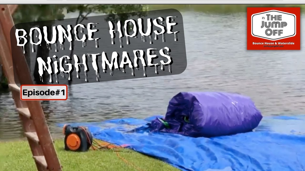 Picking Up Three Flooded Slides | Bounce House Nightmares #1 - YouTube