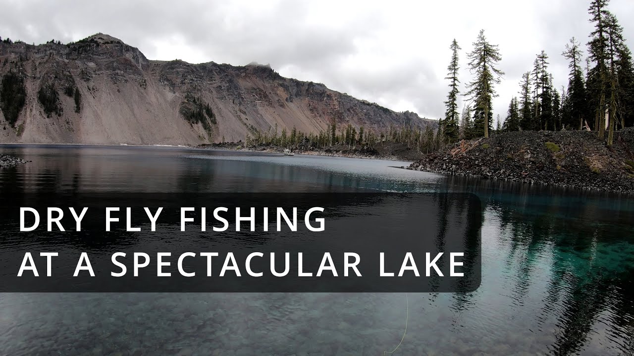 Dry Fly Fishing at a Spectacular Lake, Oregon, Summer 2024 - YouTube