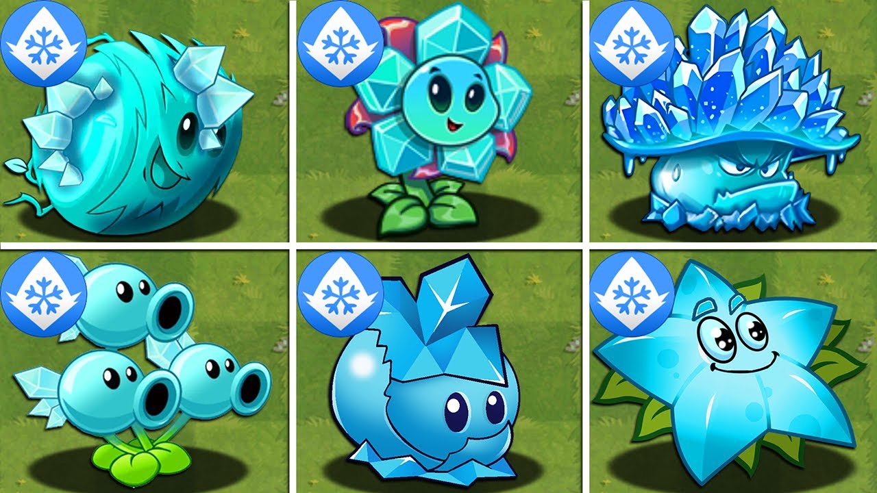 PvZ 2 Final Boss - All ICE Plants Power-Up vs PvZ 2 Final Bosses Fight ...