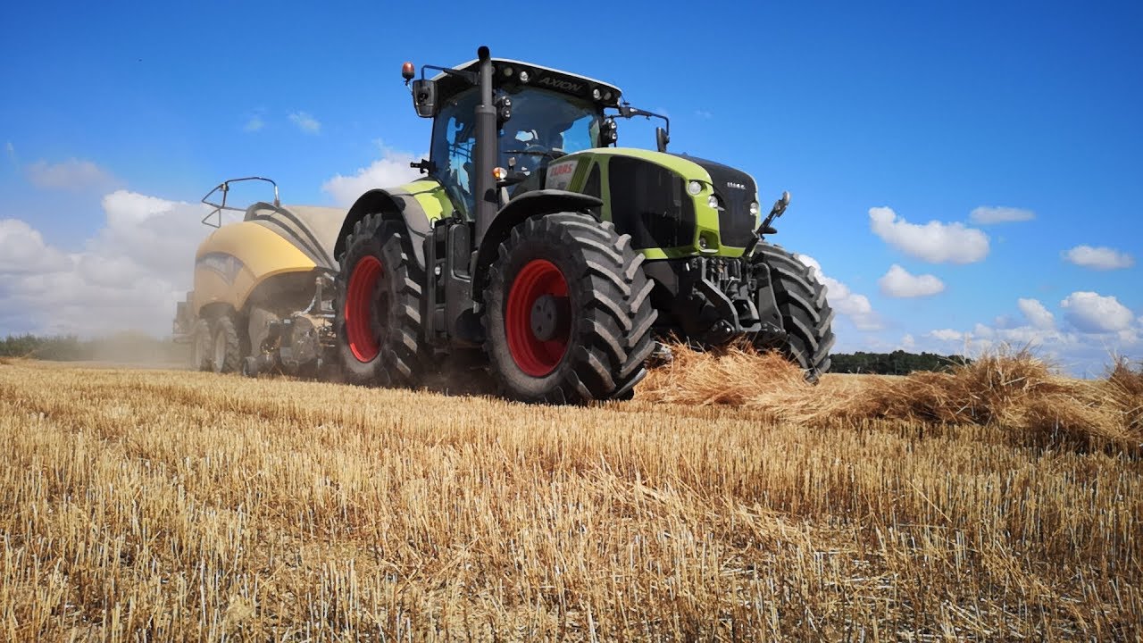 Saison de paille 2019 - SARL LEVEILLÉ - AXION 930 & NH 1290 plus avec ...