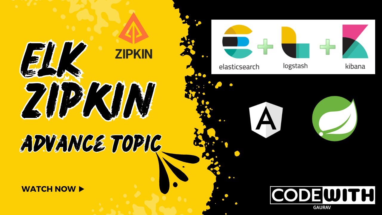 Implementing ELK Centralized log, zipkin in microservices spring boot 3 Advance Topic Hindi ...