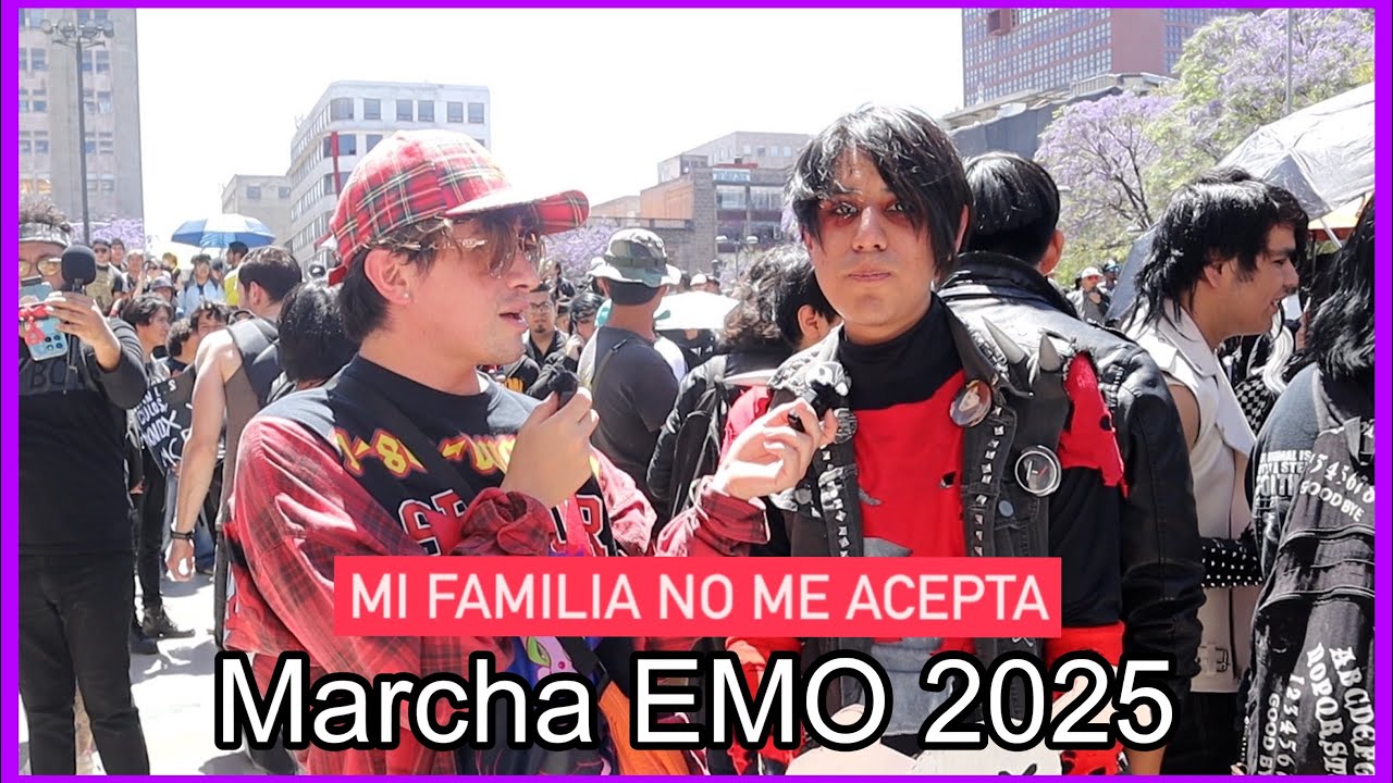 Así fue LA MARCHA EMO 2025 en CDMX | Damian Cervantes - YouTube