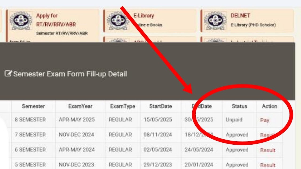 CSVTU Exam Form Fill Karne Ke Baad Bhi Unpaid Dikhaye To Kya Karein ...