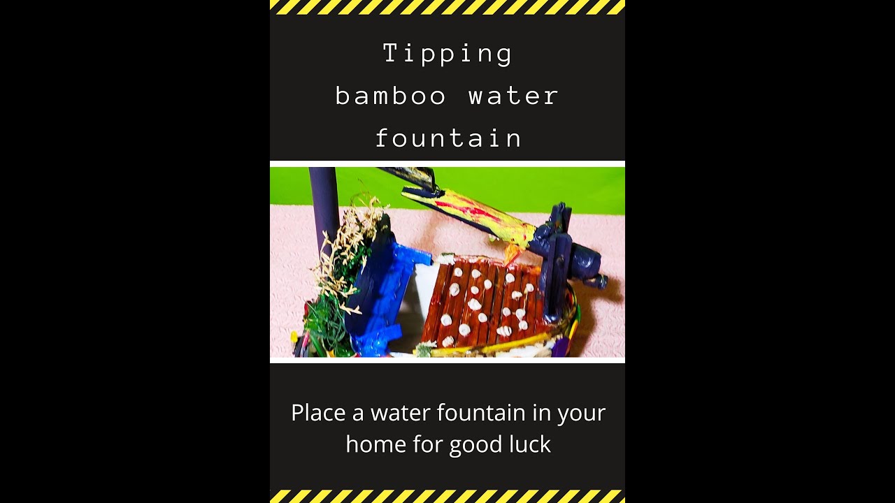 Tipping Bamboo Water Fountain - YouTube