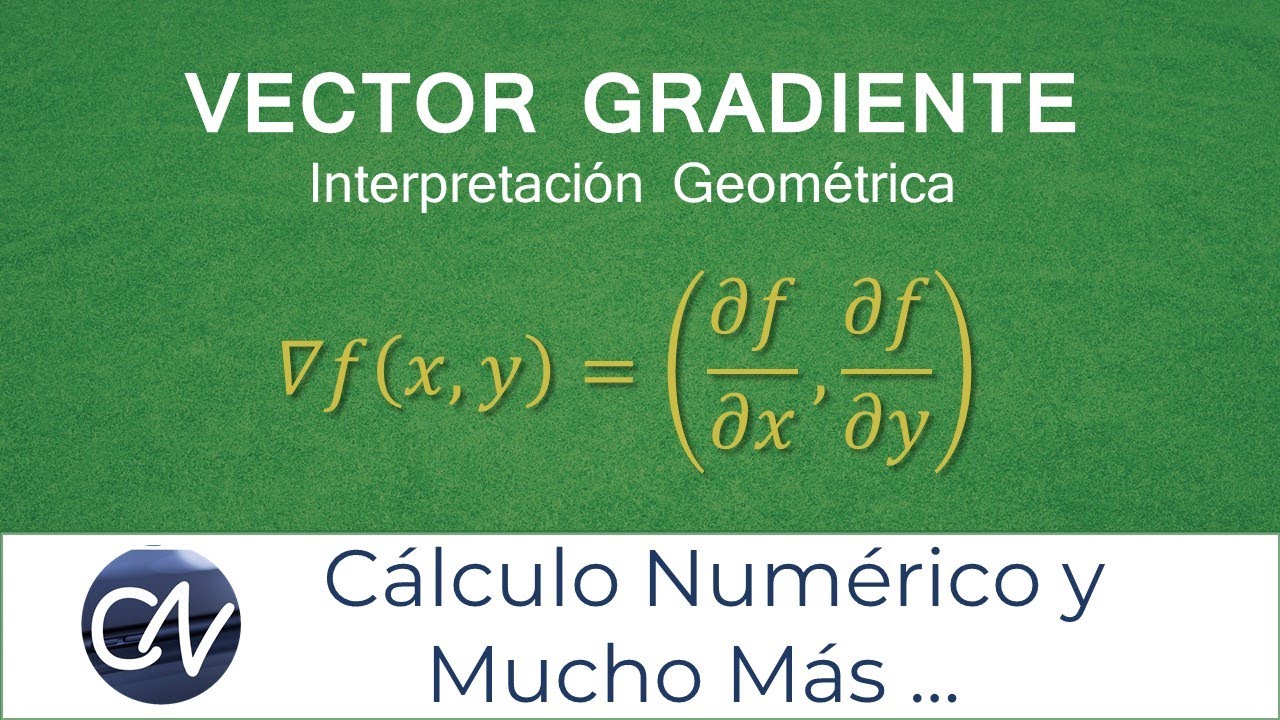 Interpretación geométrica del vector gradiente con Geogebra - YouTube