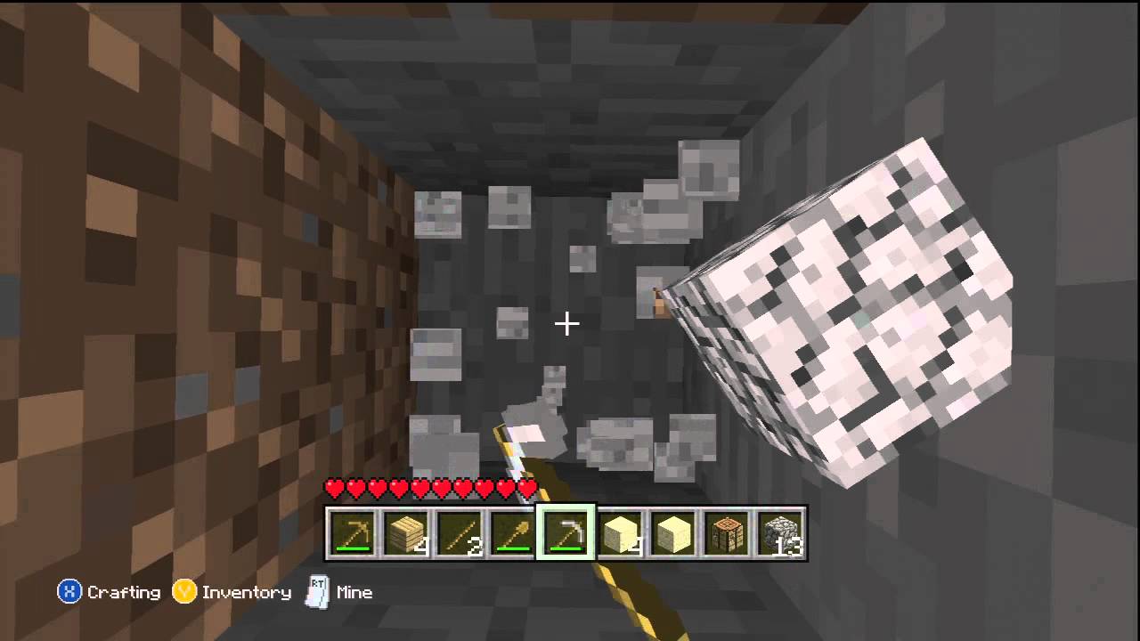 Why NOT to dig straight down - Minecraft Xbox 360 Edition - YouTube