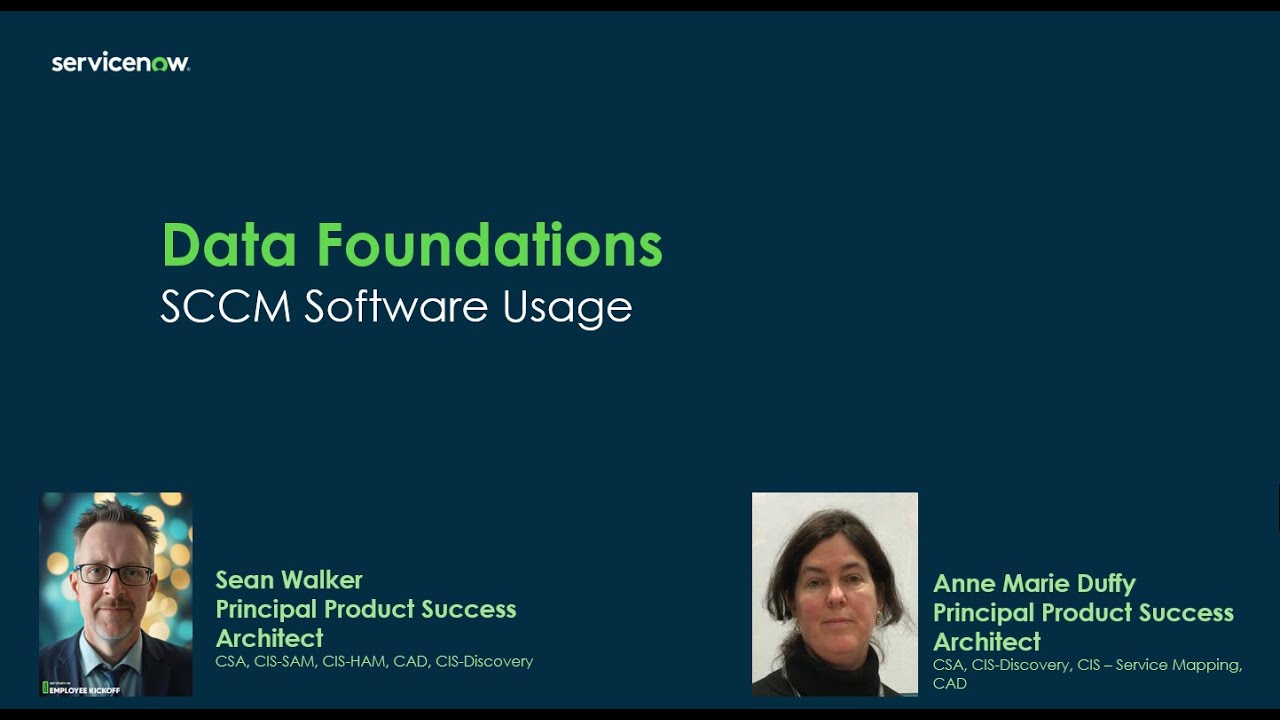 How to ingest SCCM Software Usage data using the SG-SCCM Service Graph ...