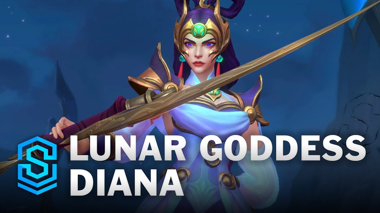 Lunar Goddess Diana Wild Rift Skin Spotlight - YouTube