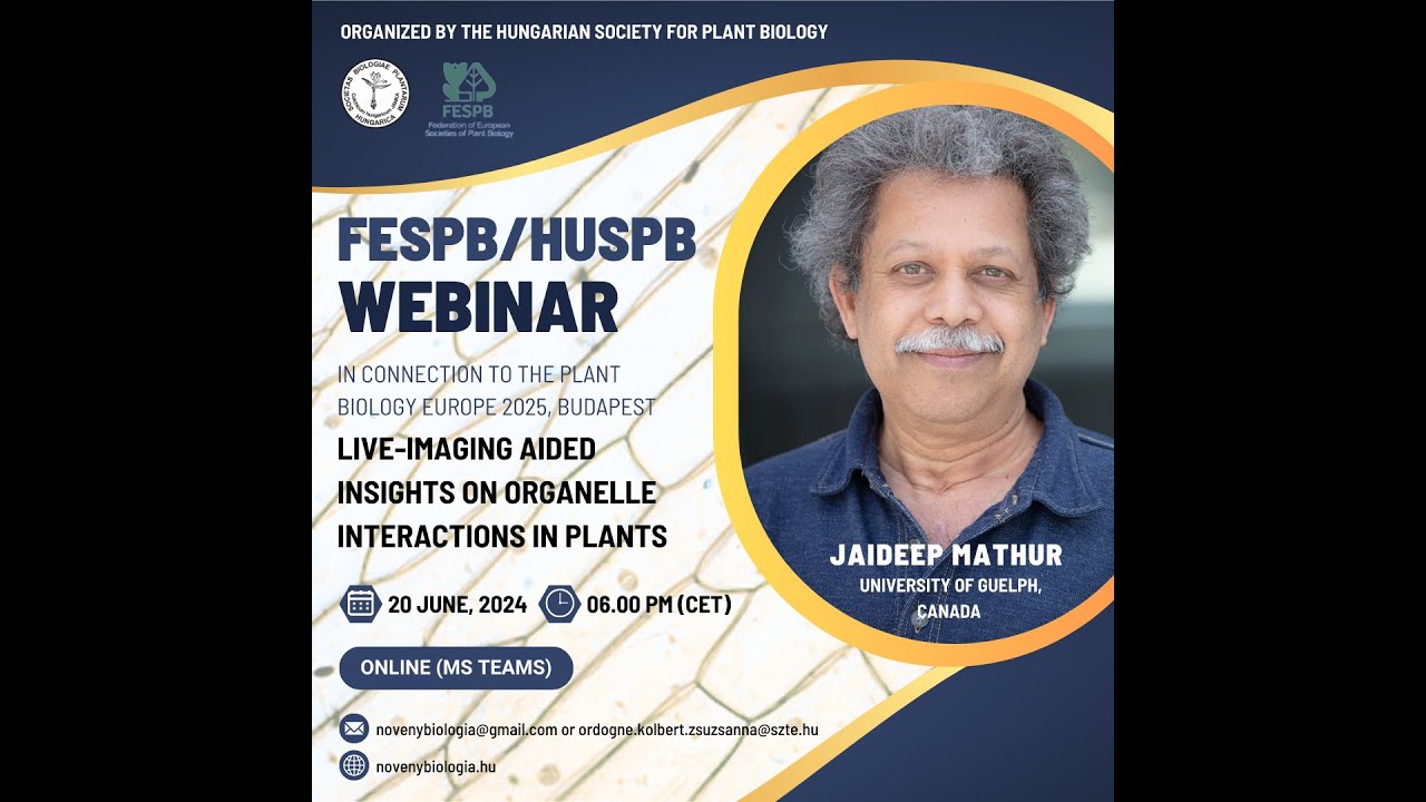 FESPB/HUSPB webinar 2024/2 Dr. Jaideep Mathur - YouTube