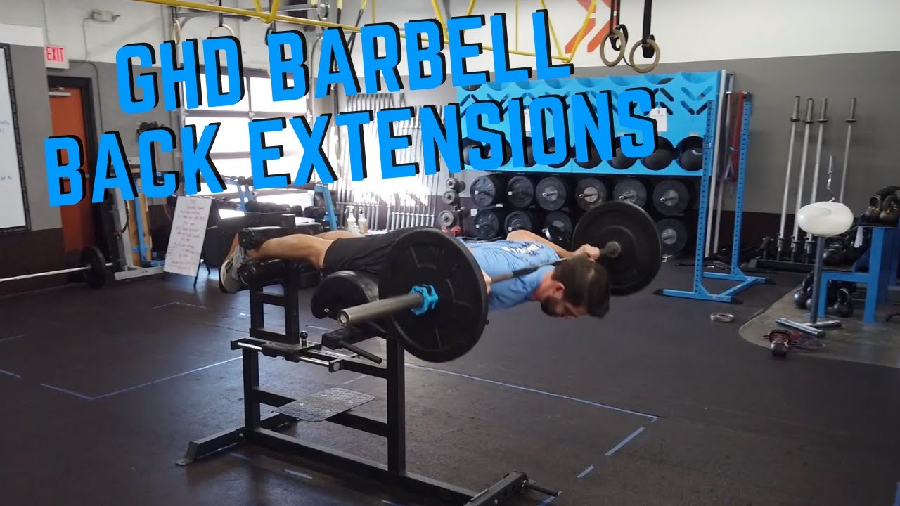 GHD Barbell Hip Extensions - YouTube