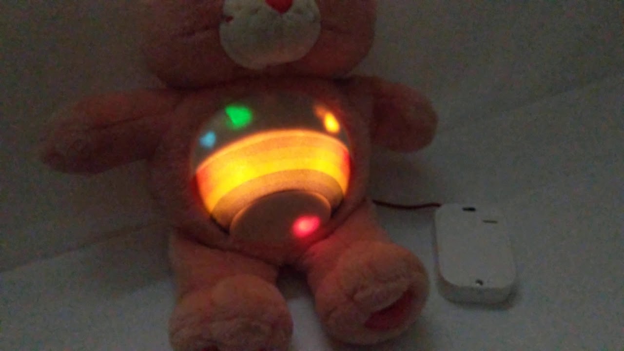Cheer Bear Talking Singing Light Up Care Bear 2002 Demo for eBay - YouTube