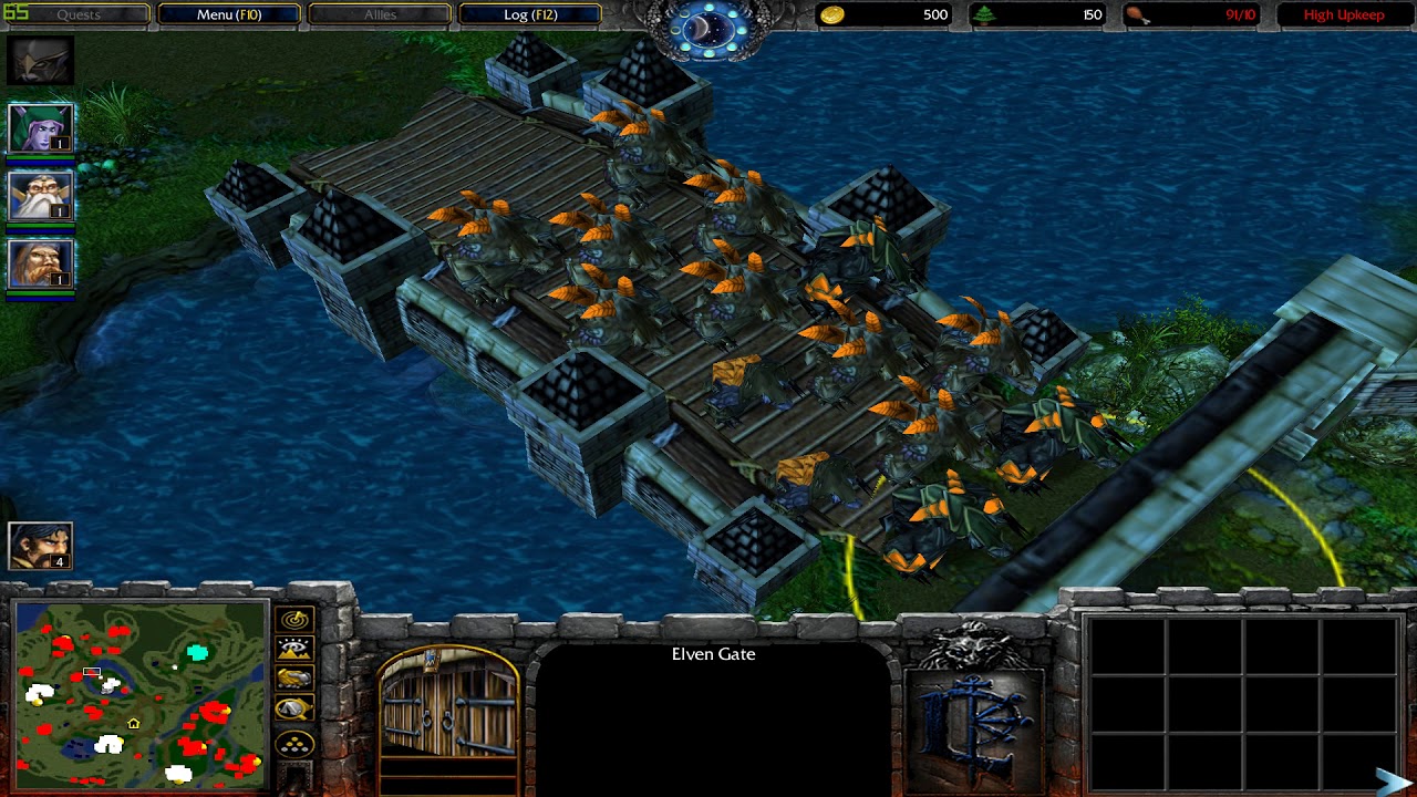 Warcraft 3 AI Pathing/ Combat Interactions - YouTube