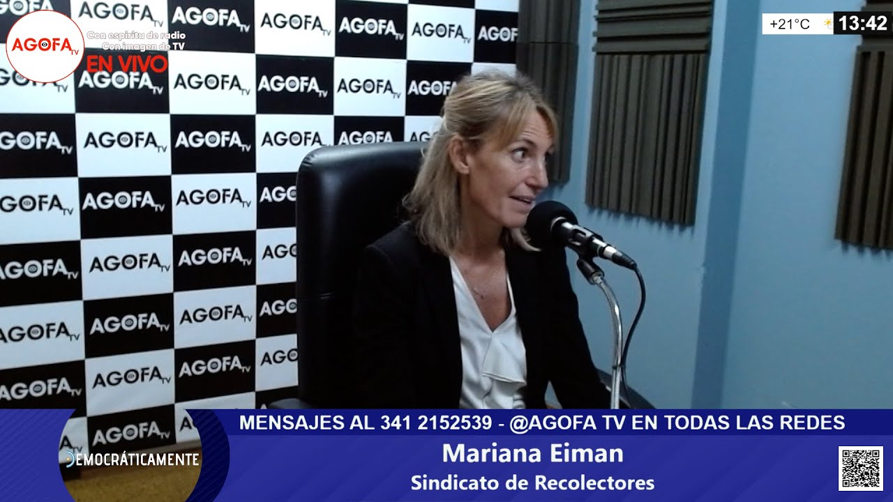 DEMOCRATICAMENTE - Mariana Eiman, del Sindicato de Recolectores, sobre ...