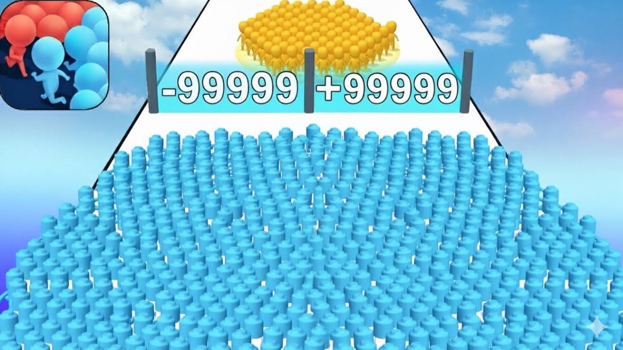 Play 9999+ Levels Tiktok Mobile Game Count Masters Top Satisfying ...