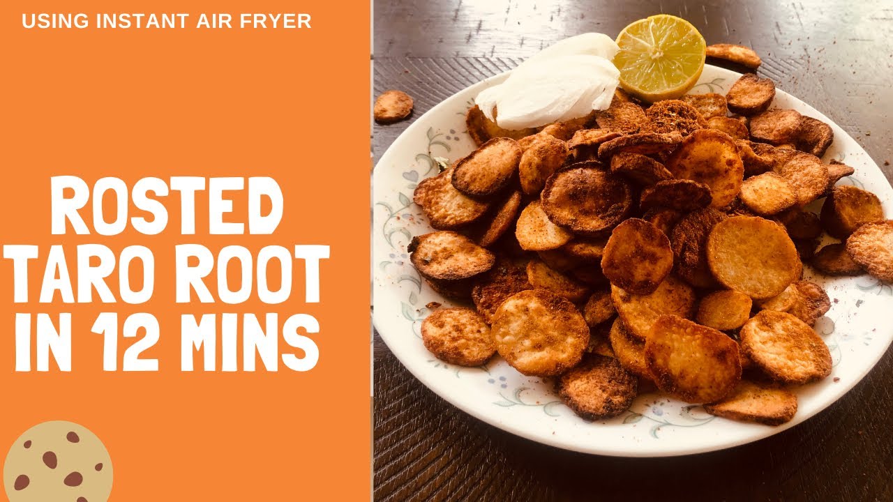 Air fryer Roasted Taro root| Chamadumpa fry in 12 mins| Arbi fry recipe ...