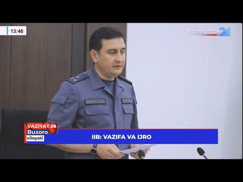 IIB: Vazifa va ijro; Xizmat avtomashinalari topshirildi (Buxoro)