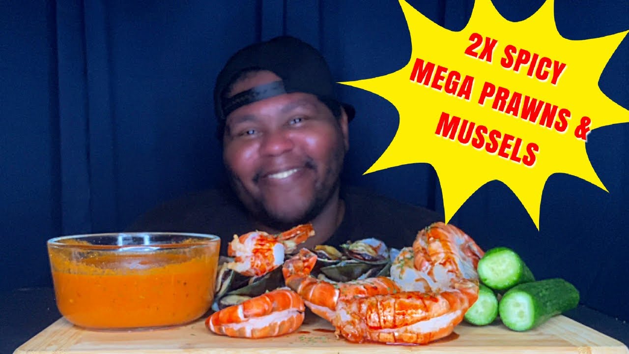 SEAFOOD BOIL | 2X SPICY MEGA PRAWNS & MUSSELS IN CAJUN TOMATO BISQUE ...