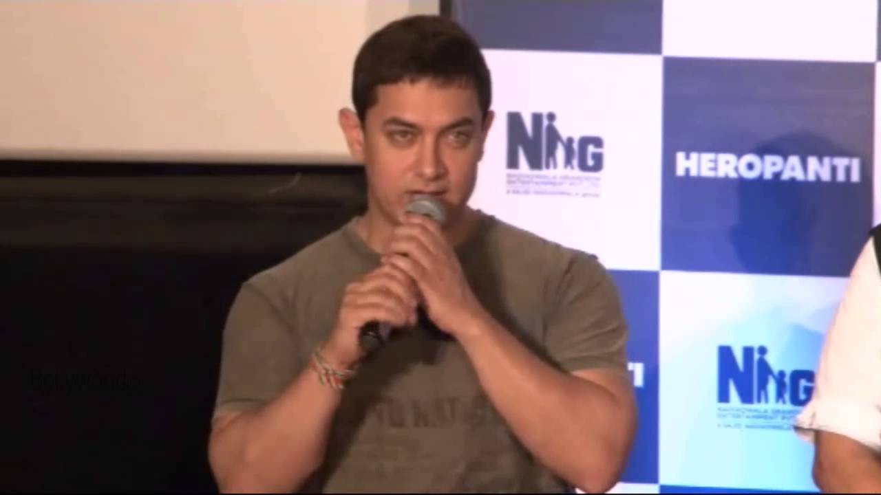 TRAILER LAUNCH OF 'HEROPANTI' WITH AAMIR KHAN, JACKIE SHROFF,TIGER ...