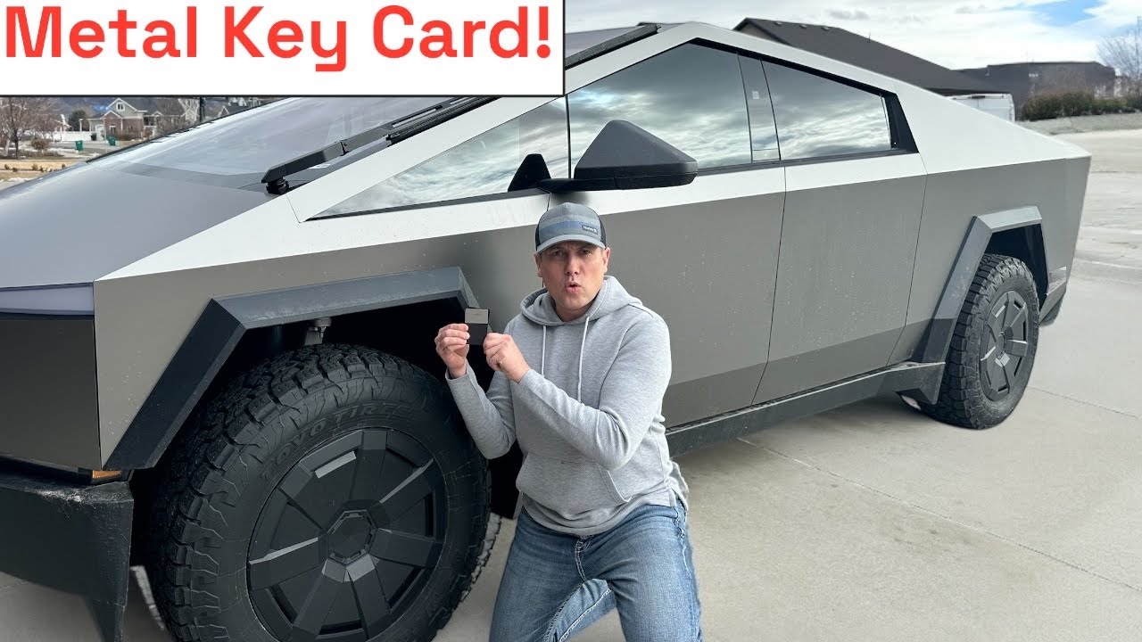 Cybertruck Metal Key Card Programing | Is This Accessory Worth $60 ...