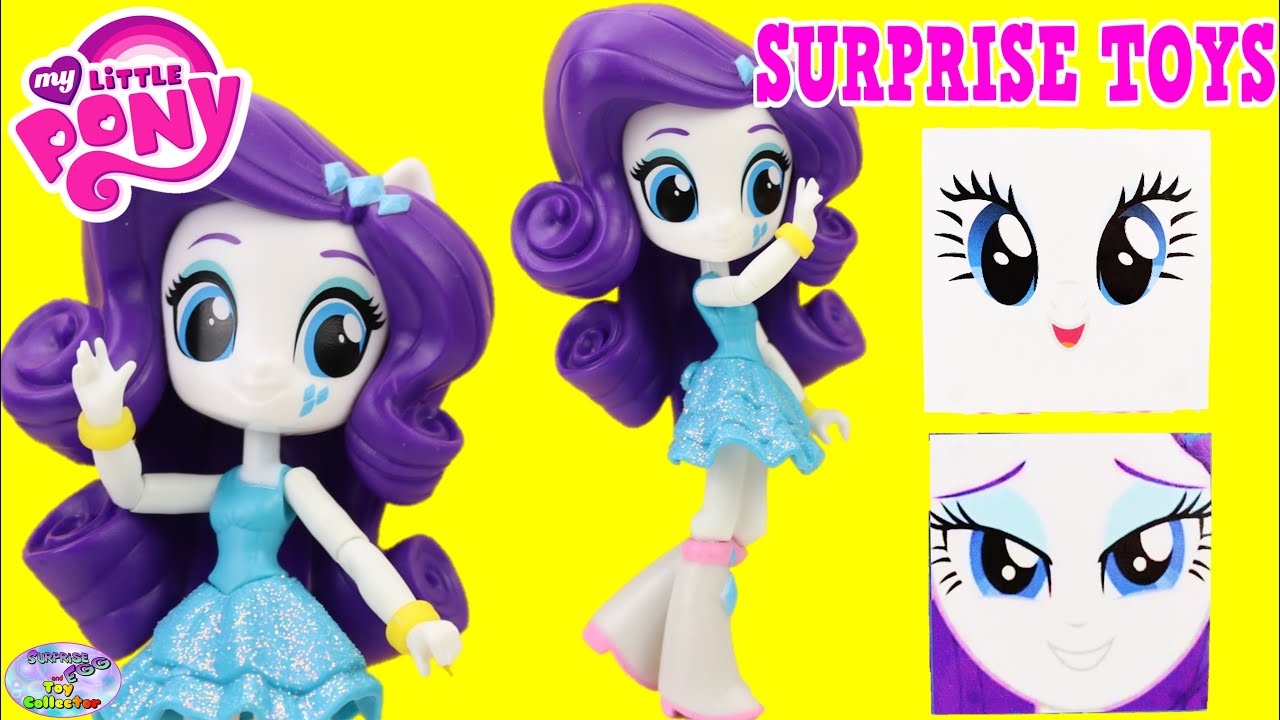 My Little Pony Equestria Girl Minis Rarity Surprise Cubeez Surprise Egg ...