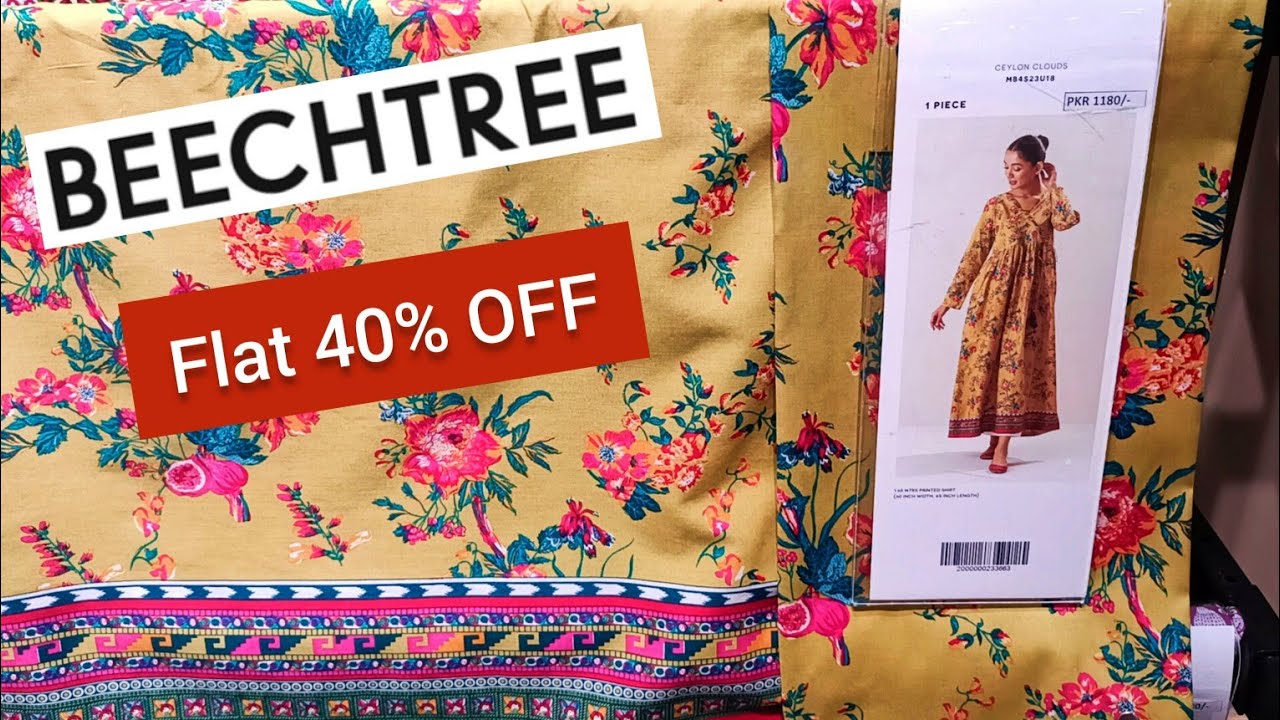 Beechtree Lawn Sale Flat 40% OFF - YouTube