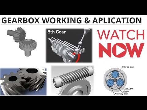 Gearbox Principle and Application | GearBox | Gearbox Working #gearbox ...