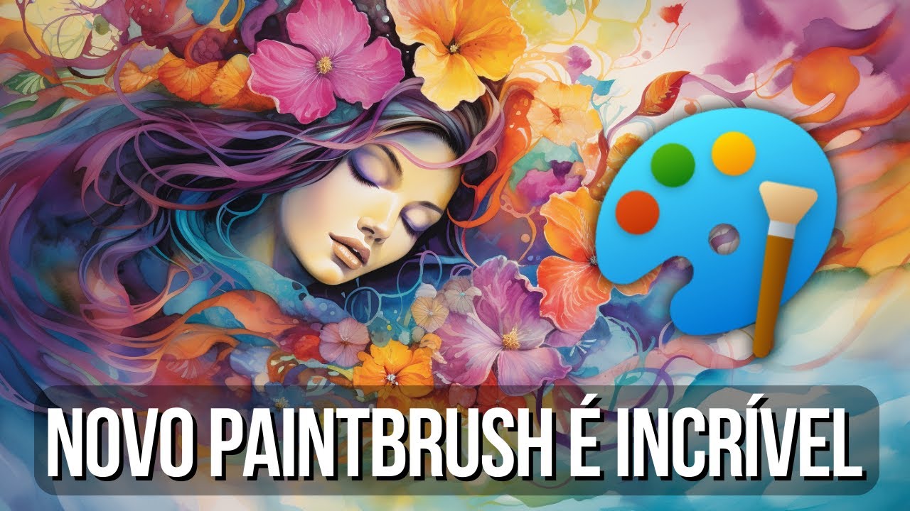 🎨NOVO PAINT DO WINDOWS TRANSFORMA TEXTO EM IMAGEM GRÁTIS! #paint - YouTube