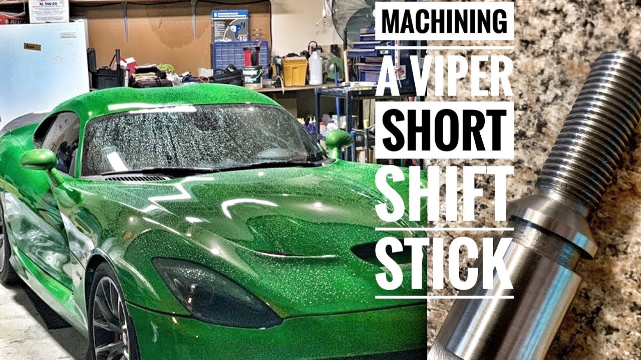 MACHINING a short shifter for a DODGE VIPER - YouTube