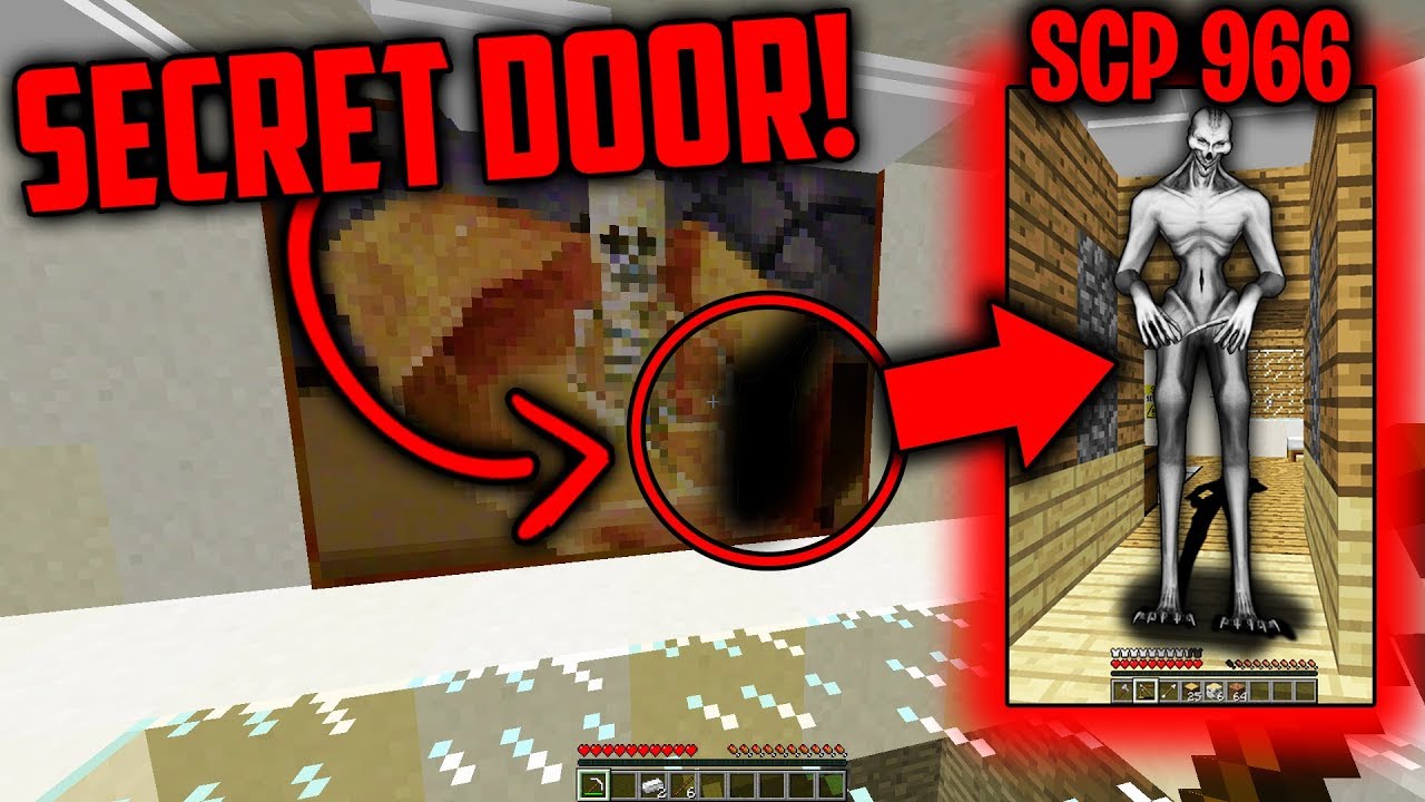 THIS SCP MIGHT BE HIDING BEHIND YOUR PAINTING in Minecraft... (SCP-966 ...
